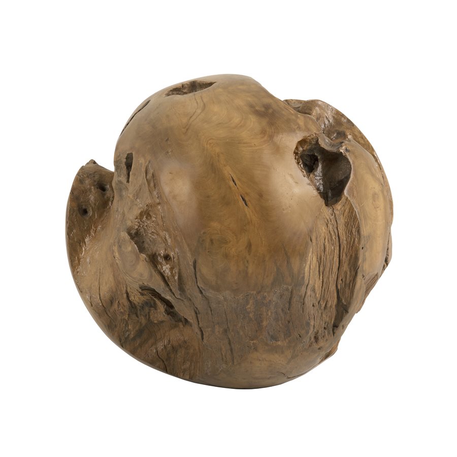 Teak Root Sphere 14-16 inches