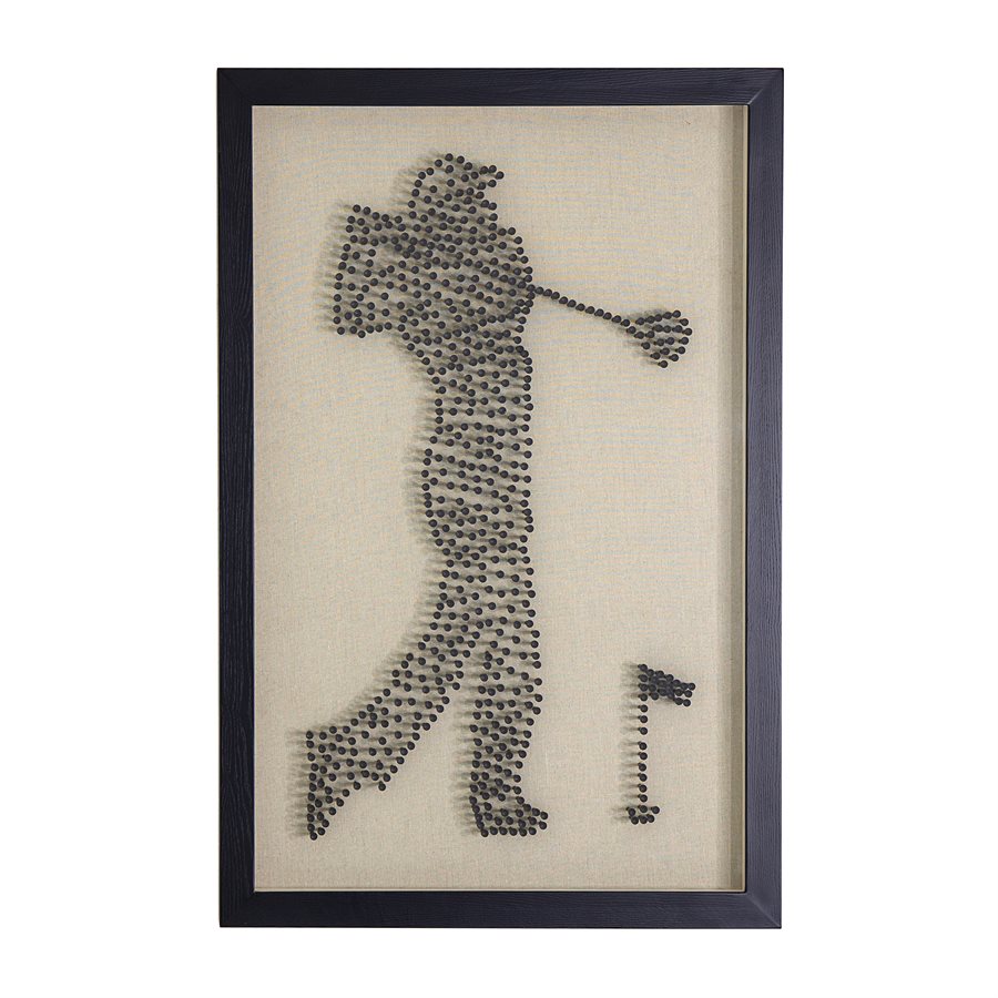 Golfer Shadow Box