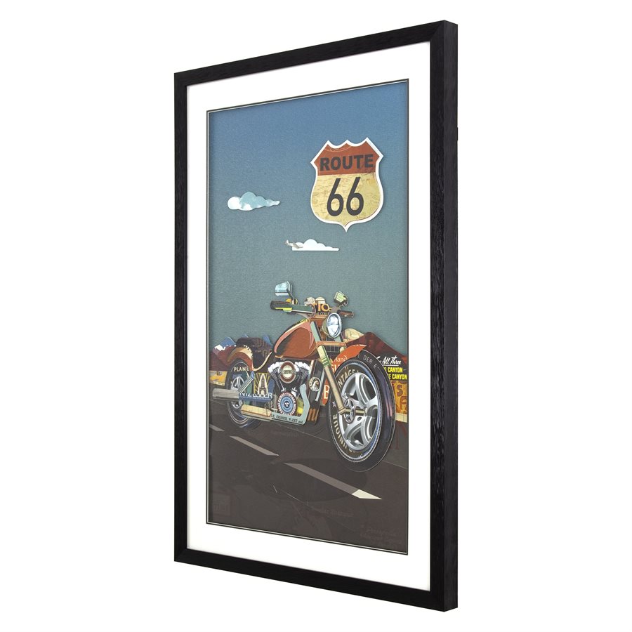 Motorcycle on Route 66 Motorcycle on Route 66