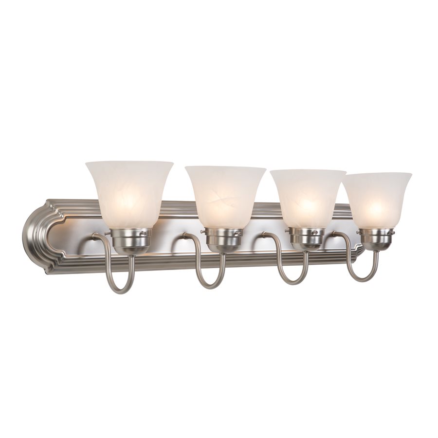 Bathroom Vanity Series Four-Light Incandescent