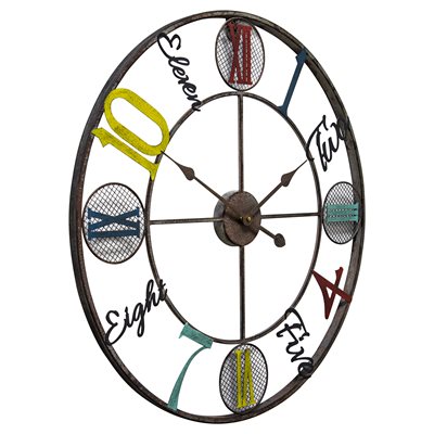 Whimsical Design Wall Clock